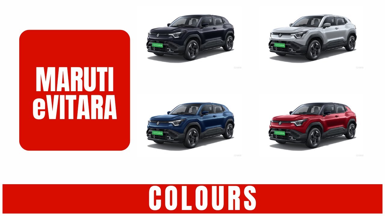 Maruti eVitara Colours Options To Choose | Automobil - YouTube