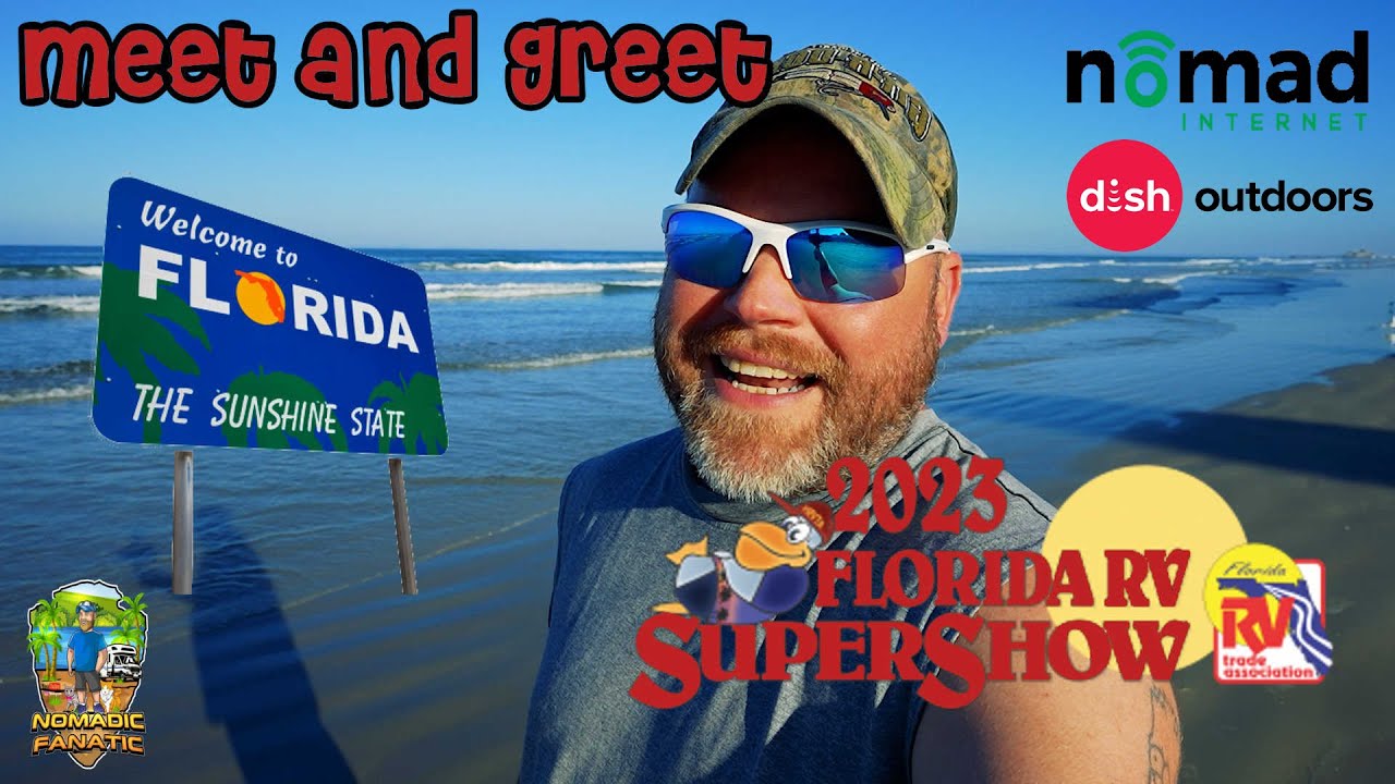 Meet & Greet Announcement @ Florida RV Supershow ~ Tampa, Florida - YouTube