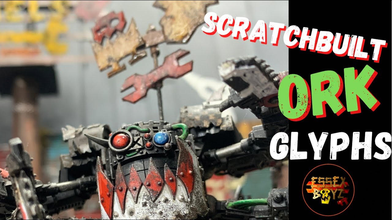 How to make Warhammer 40K Ork Glyphs - YouTube