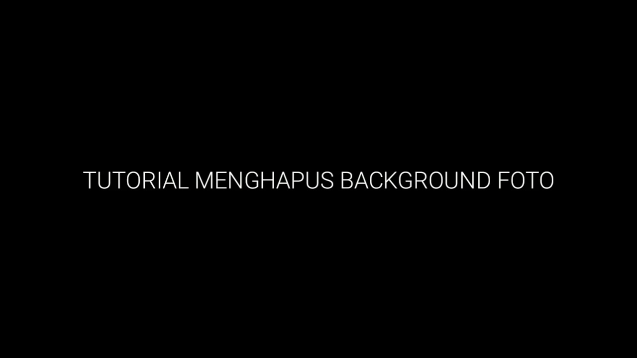 Cara hapus background foto pakai background eraser - YouTube