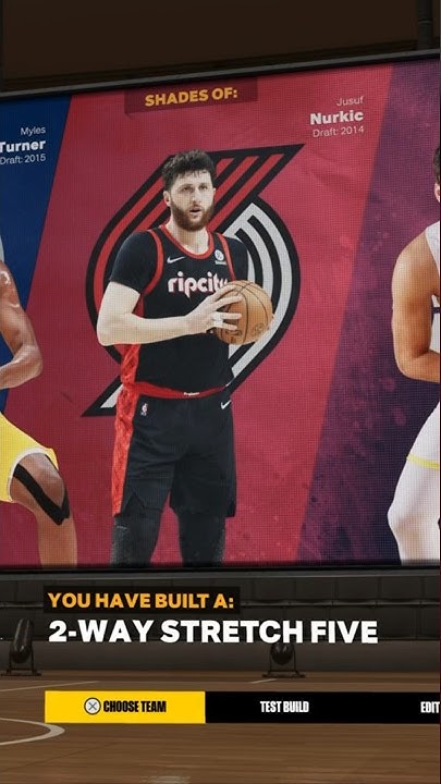BEST 2 WAY STRETCH FIVE BUILD NBA 2K23 NEXT GEN WITH 91 THREE #shorts - YouTube