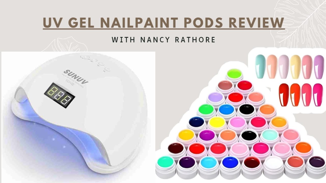 Unboxing Bolt bee UV gel Nail paint pots from flipkart |UV gel ...