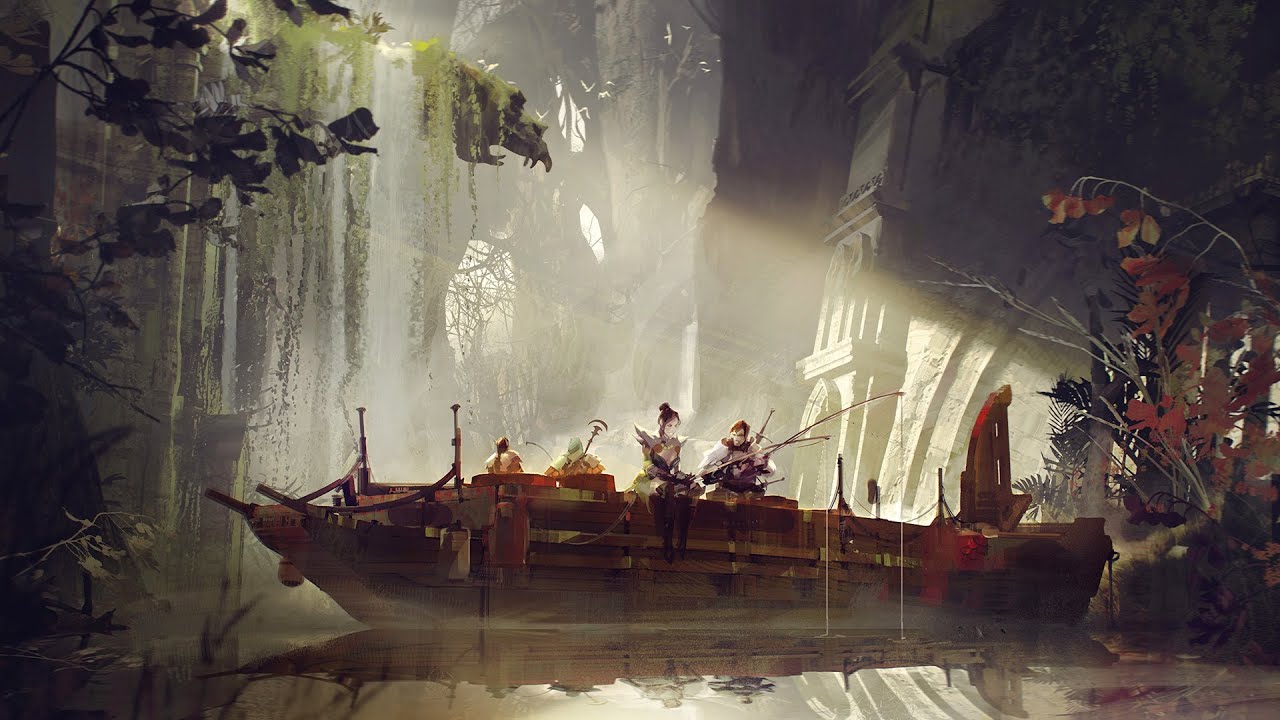 Guild Wars 2: End of Dragons - Skiffs and Fishing - YouTube