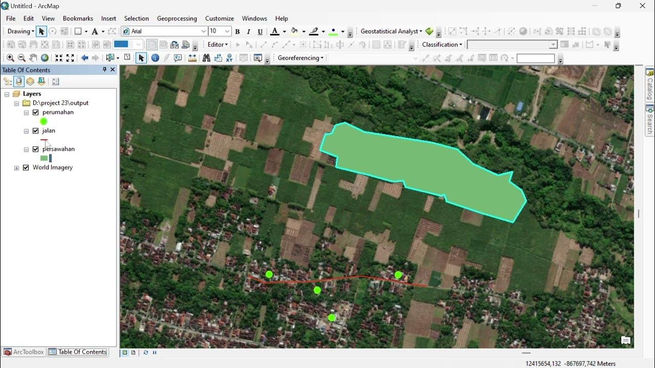 how to digitize with basemap | ArcGIS - YouTube