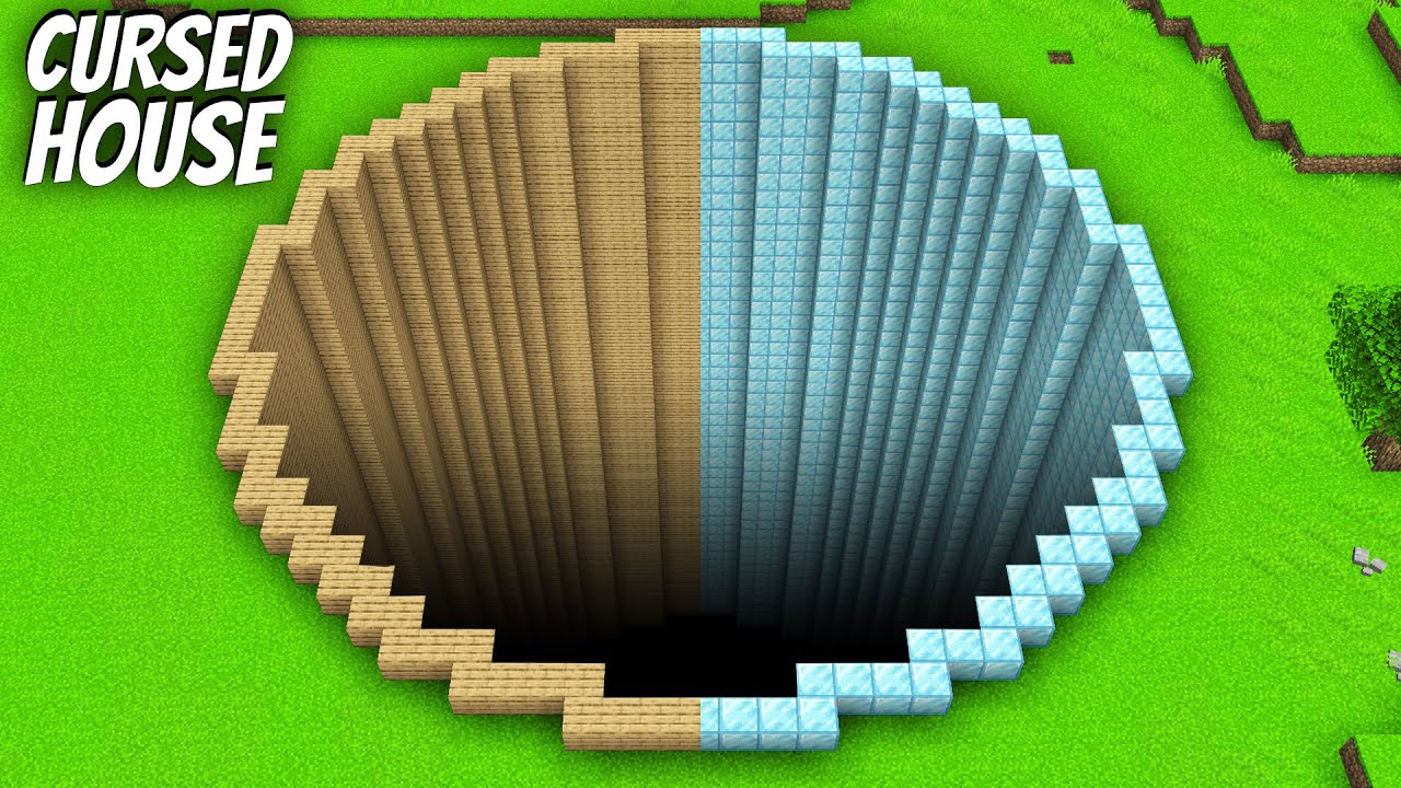 I found a BIGGEST PIT in Minecraft ! What's BETTER DIAMOND vs PLANKS ...