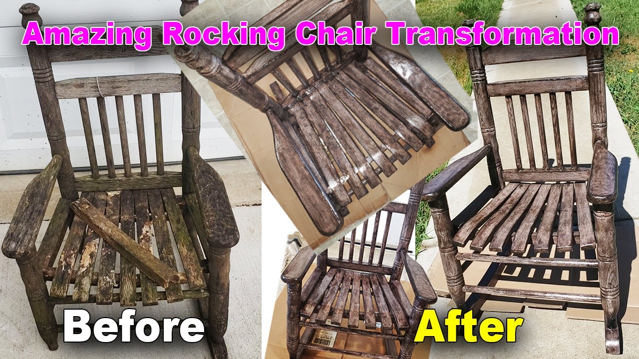 Amazing Rocking Chair Restoration - YouTube