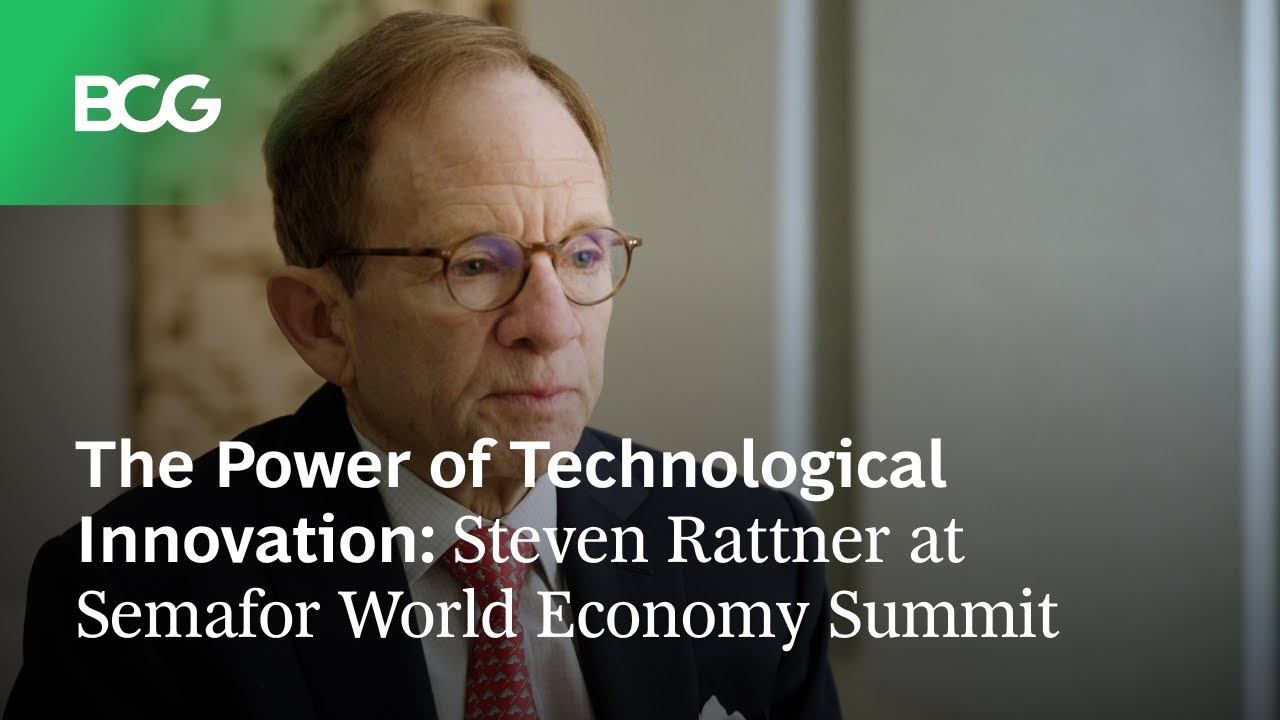 The Power of Technological Innovation: Steven Rattner at Semafor World ...