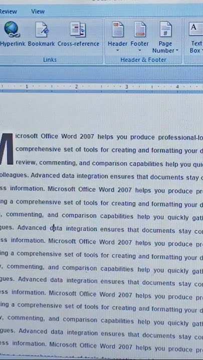 Ms Word Drop Cap #computer #dropcap #msword #computerknowledge #shorts #short - YouTube