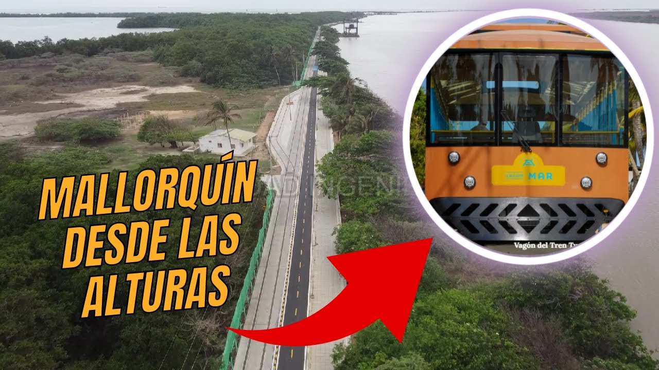 Vista Aérea Exclusiva 🚁: Descubre el Proyecto del TREN MALLORQUIN 🚄 Las ...
