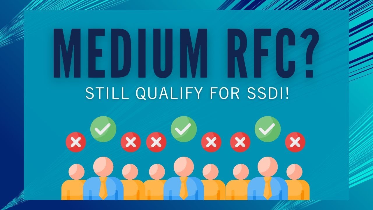 Social Security Disability: How to Qualify with Medium RFC Work - YouTube