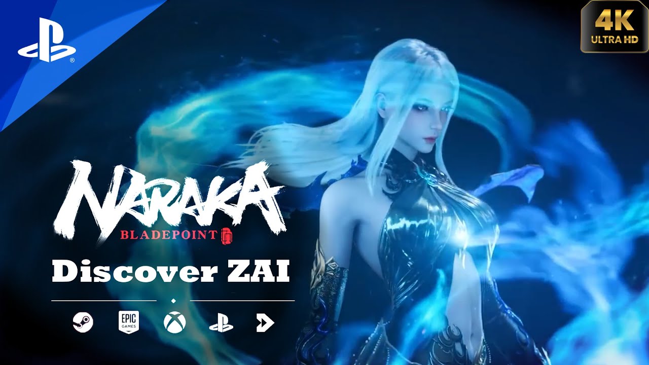 NARAKA BLADEPOINT - New Hero Zai Cinematic & Gameplay - YouTube