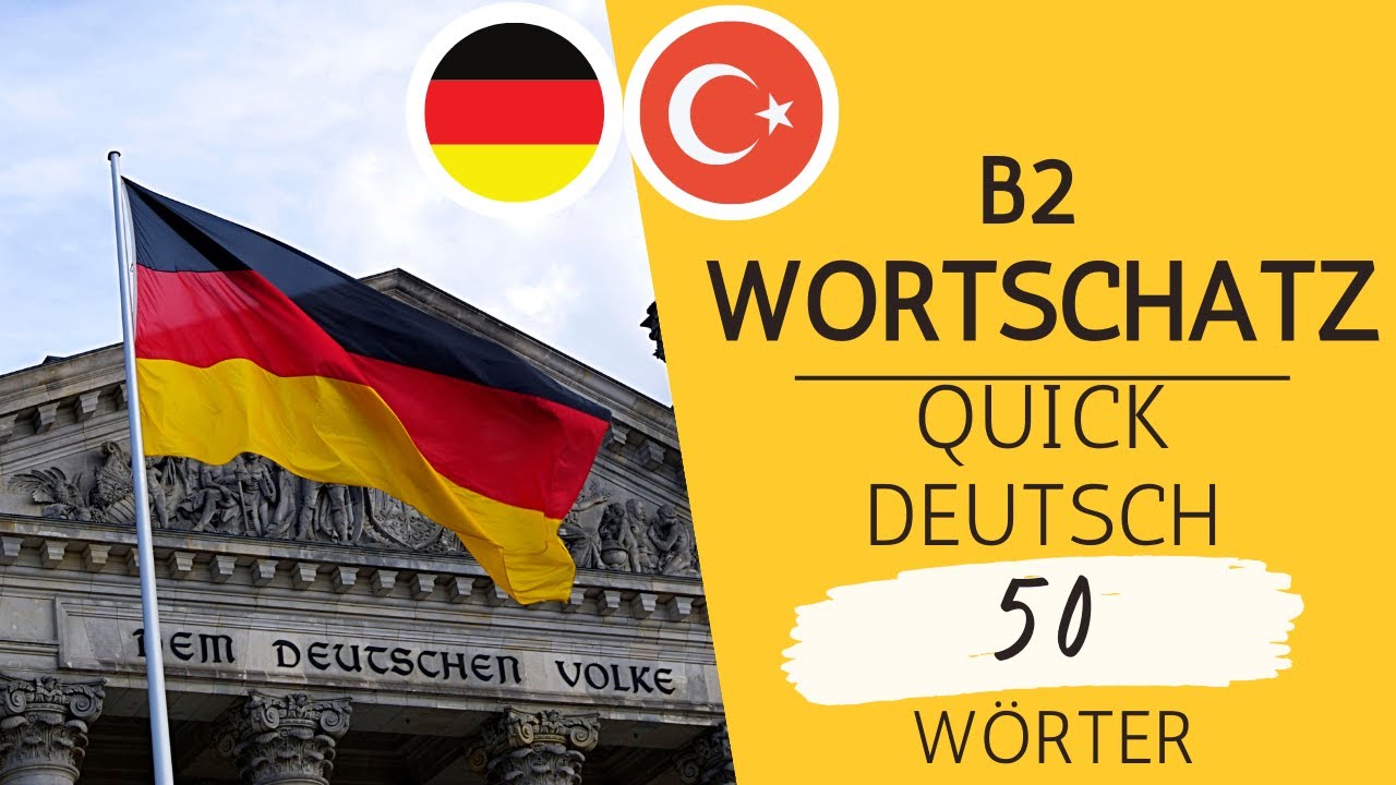 Wörter B2 mit Sätze l Wortschatz Deutsch l mit Definition l 50 Kelime I ...
