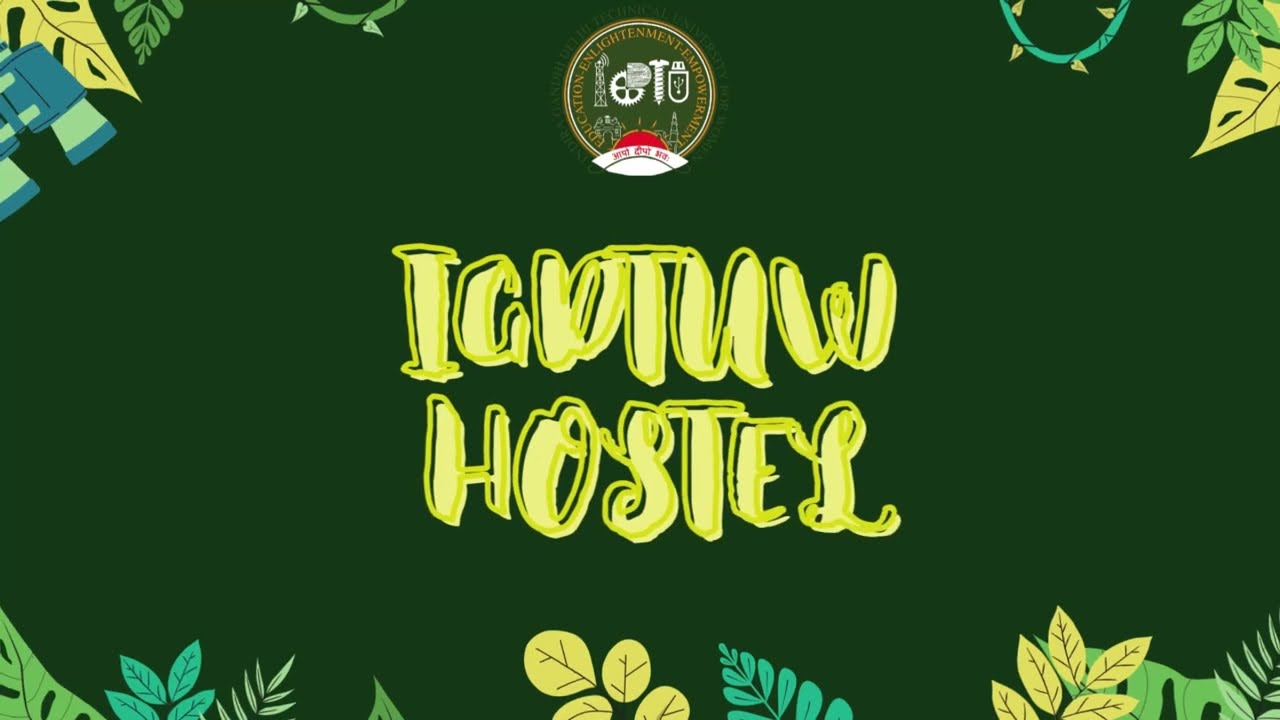 ALL ABOUT IGDTUW HOSTEL - YouTube