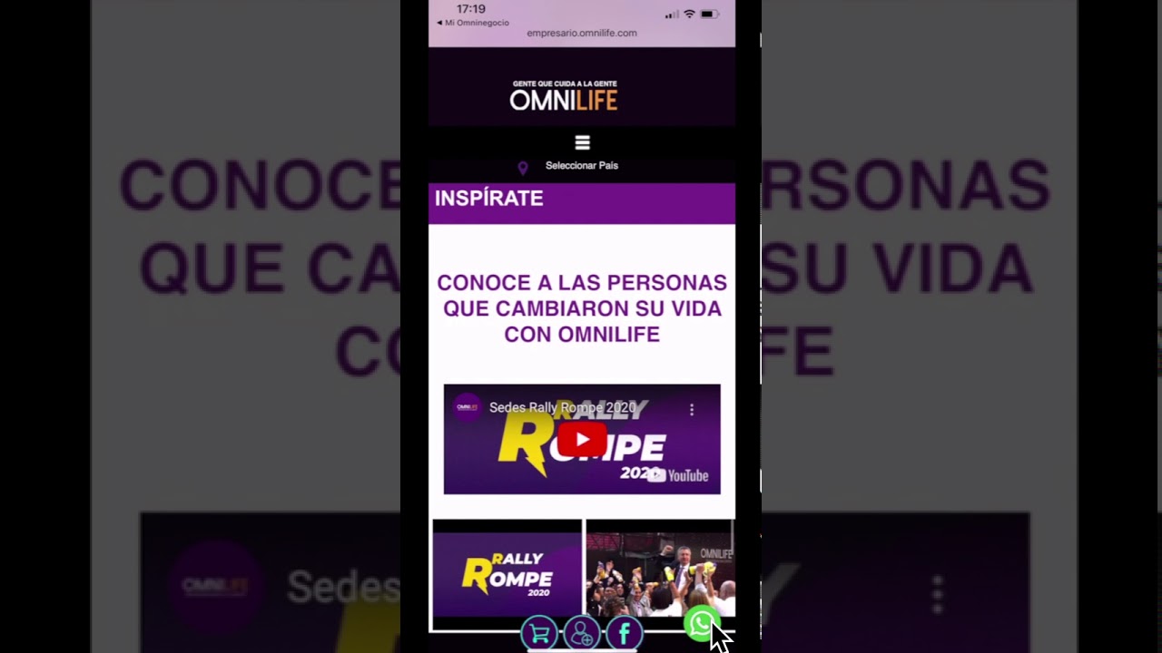 Mi pagina web, en OMNILIFE - YouTube