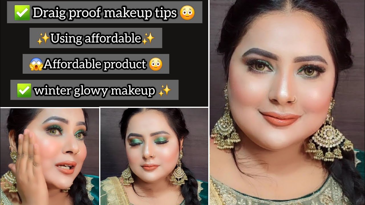 😍 STEP BY STEP MAKEUP TUTORIAL FOR BEGINNERS |Glitter eye makeup ...
