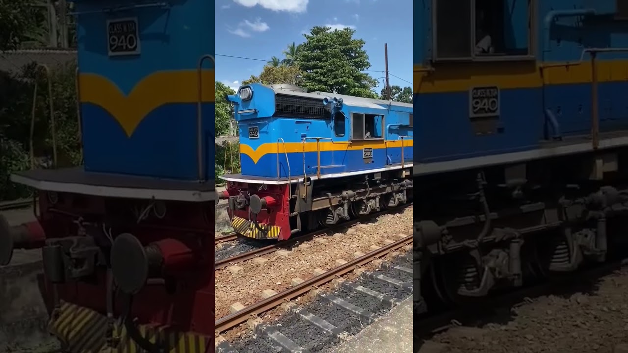 Class M10 Indian Locomotive (WDM3D) near Matara Railway Station Sri ...