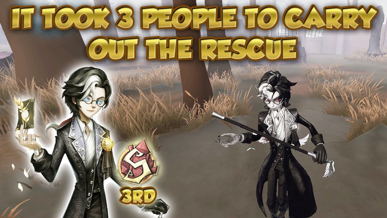 (3rdt Joseph) It Took 3 People To Carry Out The Rescue | Identity V ...