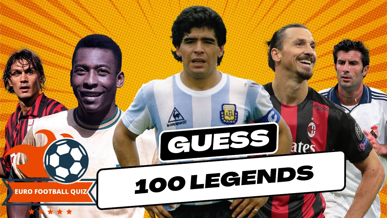 GUESS THE 100 FOOTBALL LEGENDS IN 3 SECONDS🤯 | EURO FOOTBALL QUIZ 2023 ...