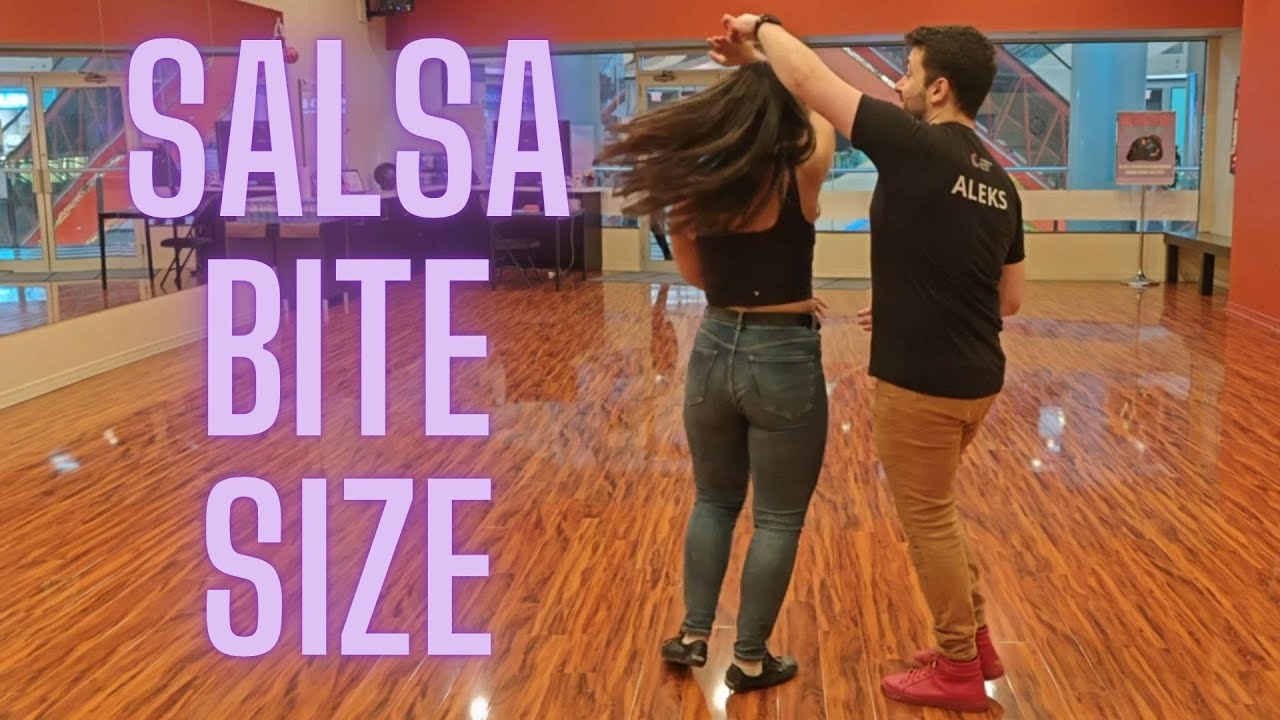 Easy Salsa Lesson - Left Turns - Reverse Turns - YouTube