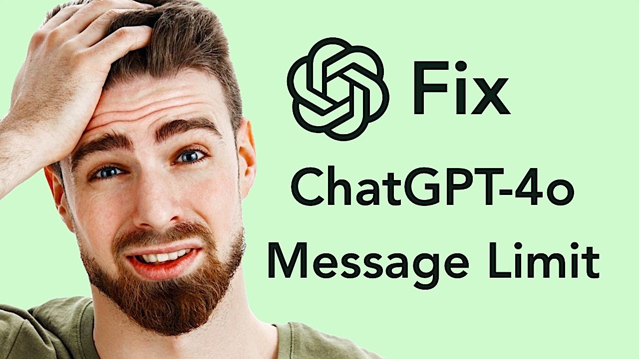 How to Fix the ChatGPT-4o Message Limit Issue [2024] - YouTube