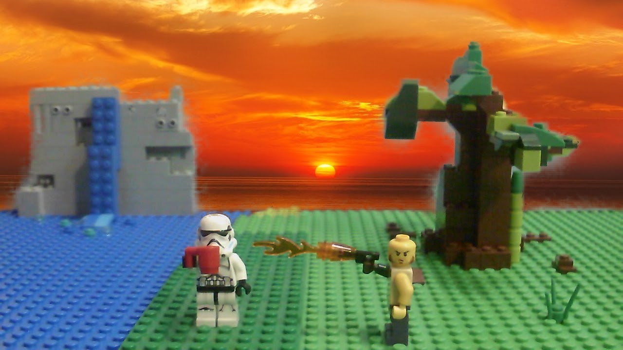 Epic Lego fight scene - YouTube