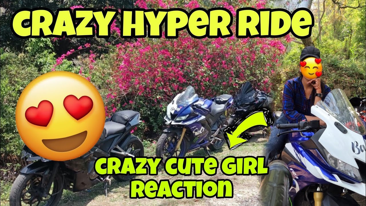 Crazy Hyper Ride 😍|| Crazy Cute Girl Reaction 😱 @aamir__majid - YouTube