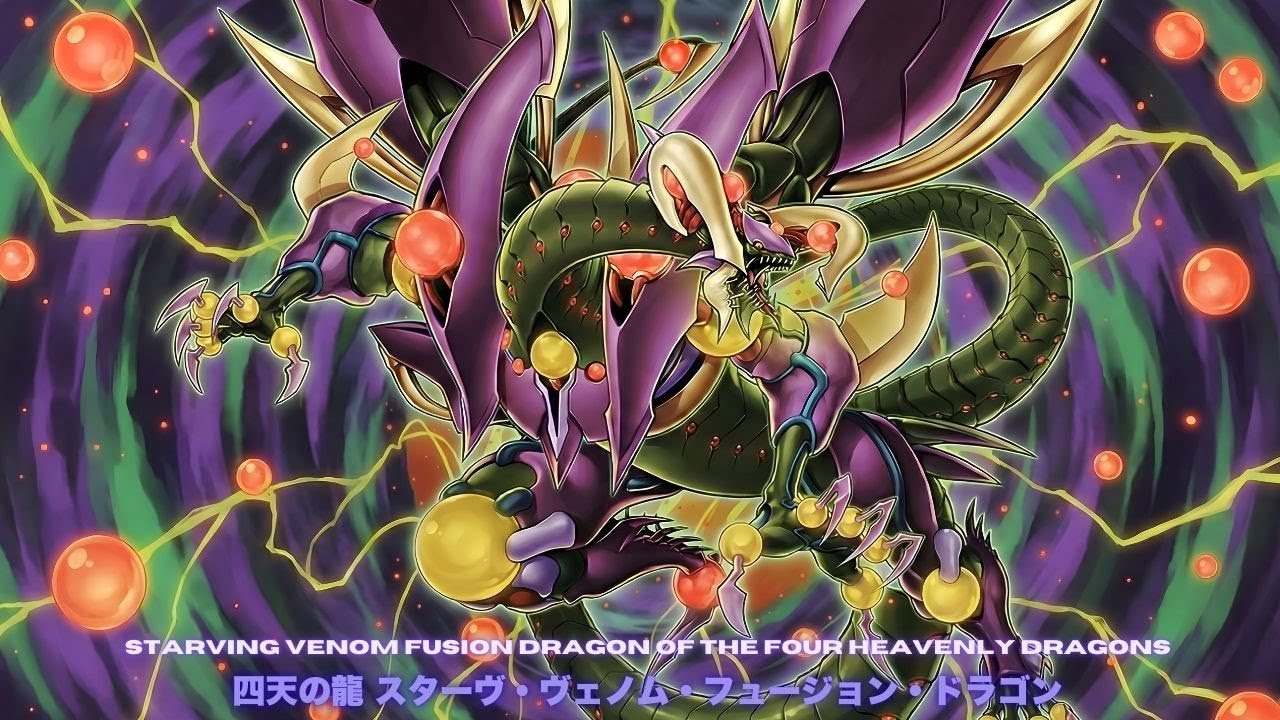 New Yuri Card ! Starving Venom Fusion Dragon of the Four Heavenly ...