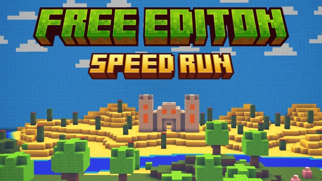 Minecraft Free Edition Speedrun 1.1 WR (58.55s) - YouTube