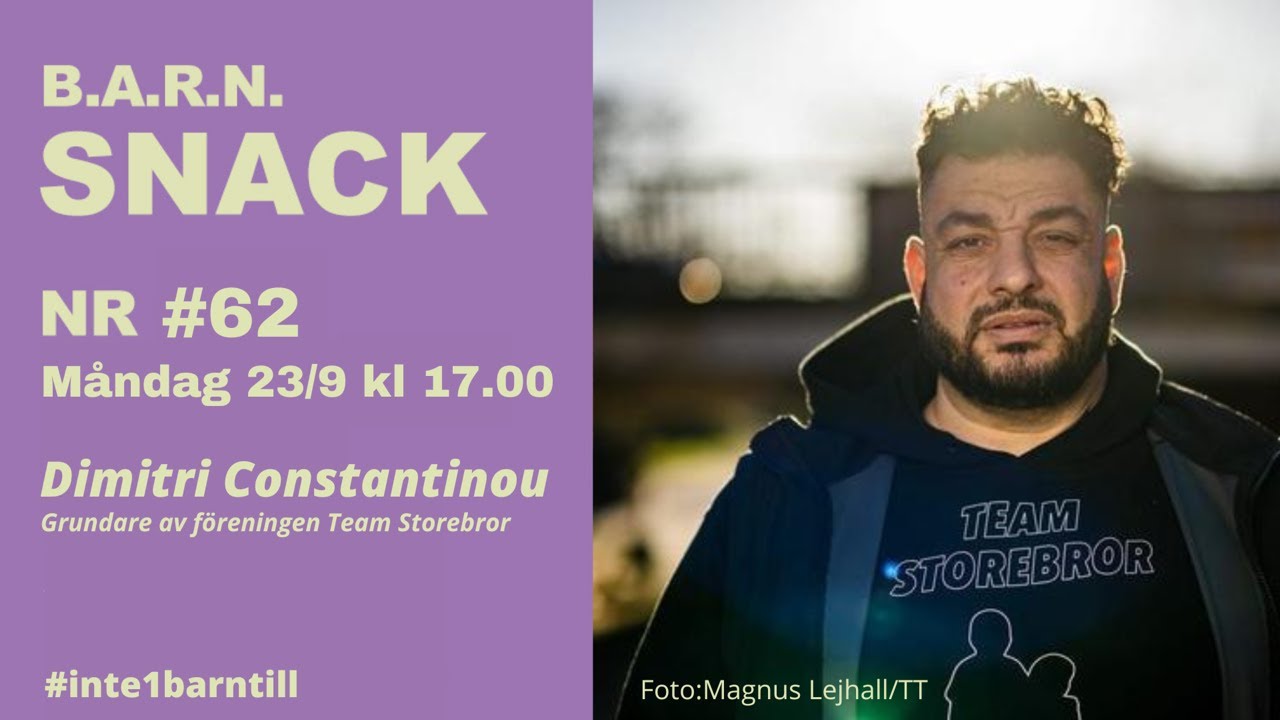 B.A.R.N.- snack nr 62 med Dimitri Constantinou - YouTube