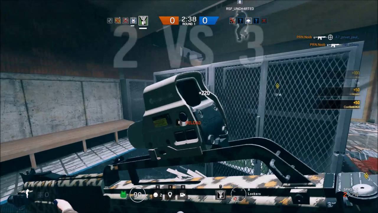 Rainbow Six Siege - How to Play with Caveira 1 vs 5 - YouTube
