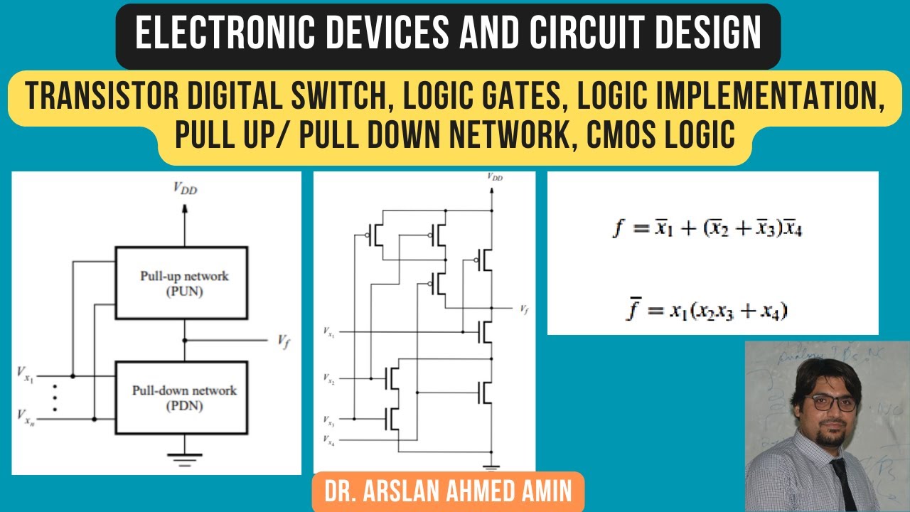 Transistor Digital Switch, Logic Gates, Logic Implementation, Pull Up ...