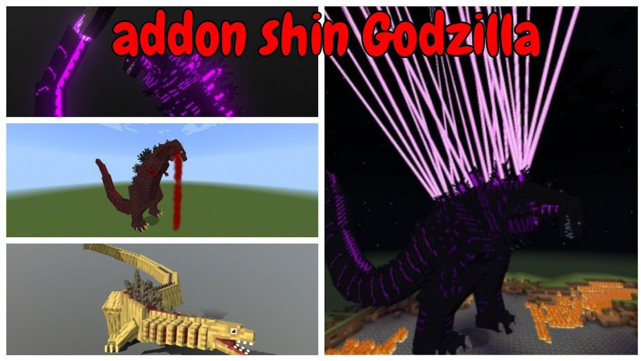 addon shin Godzilla keren | support minecraft 1.20+ - YouTube