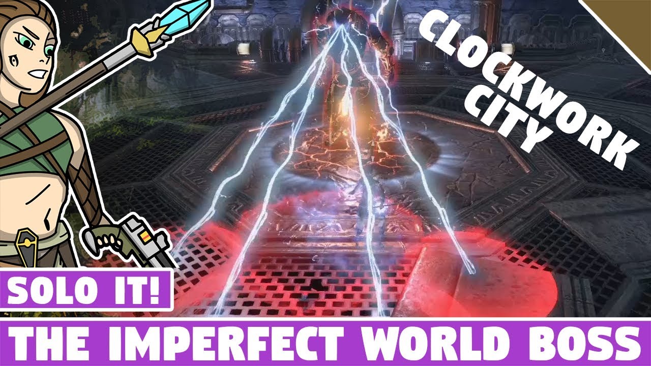 Soloing The Imperfect World Boss in Clockwork City! ESO World Boss ...