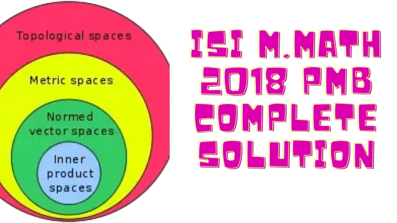 ISI M.MATH 2018 COMPLETE SOLUTION. PAPER CODE PMB - YouTube