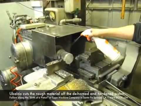 piston casting - YouTube