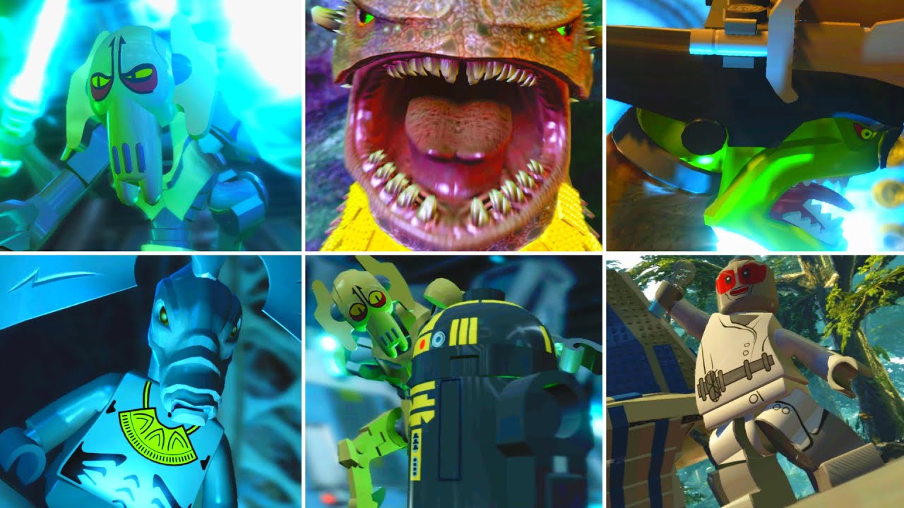 All Bosses in LEGO Star Wars The Clone Wars - YouTube