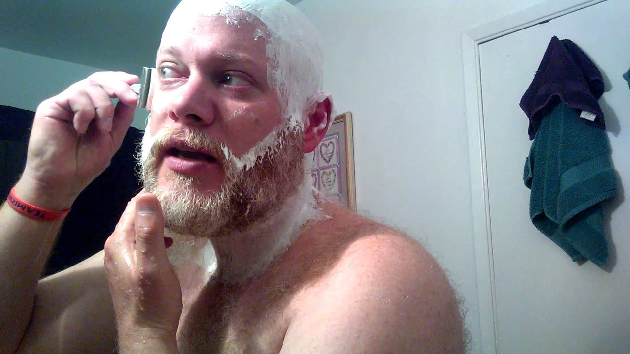 Arko & Gillette Tech Head Shave - YouTube