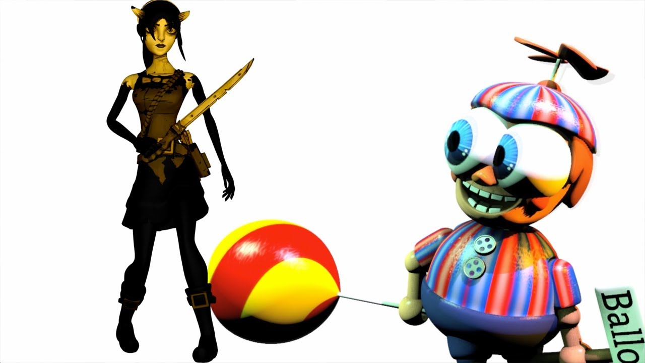 FNaF Characters and their Favorite BATIM Characters - YouTube