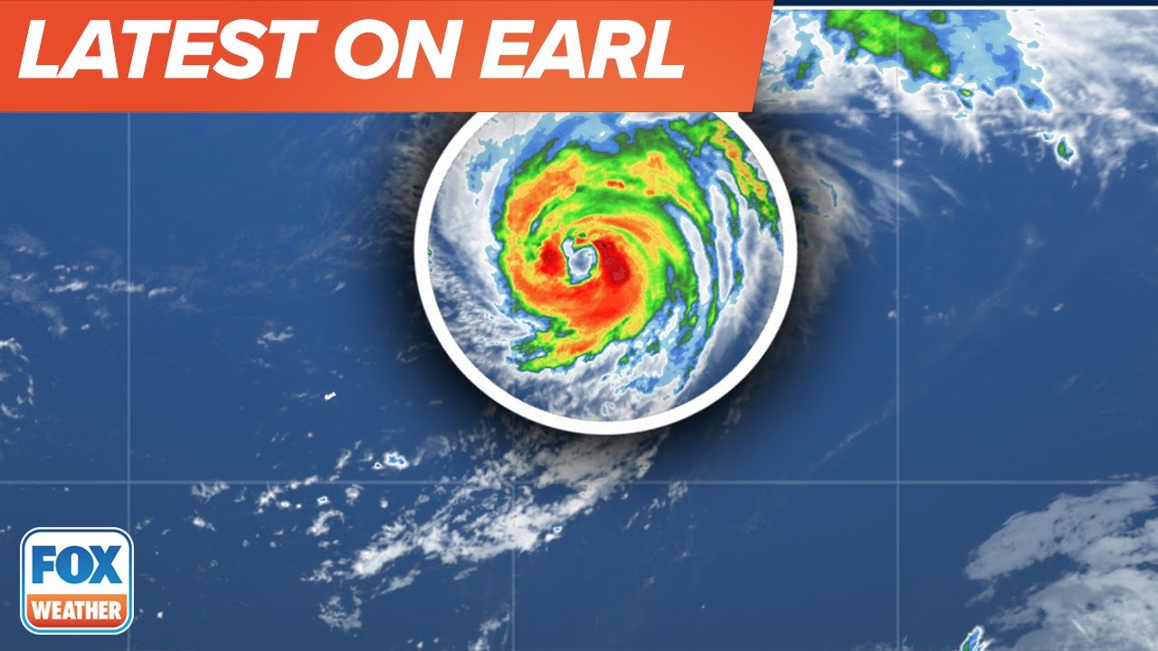 Hurricane Earl Intensifies in Atlantic - YouTube