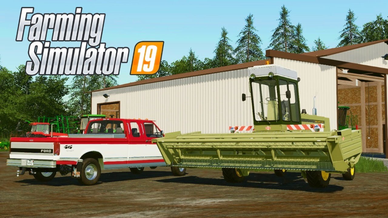 Cutting Hay Hope It Doesn't Rain (FS19 Lone Oak Farm) - YouTube