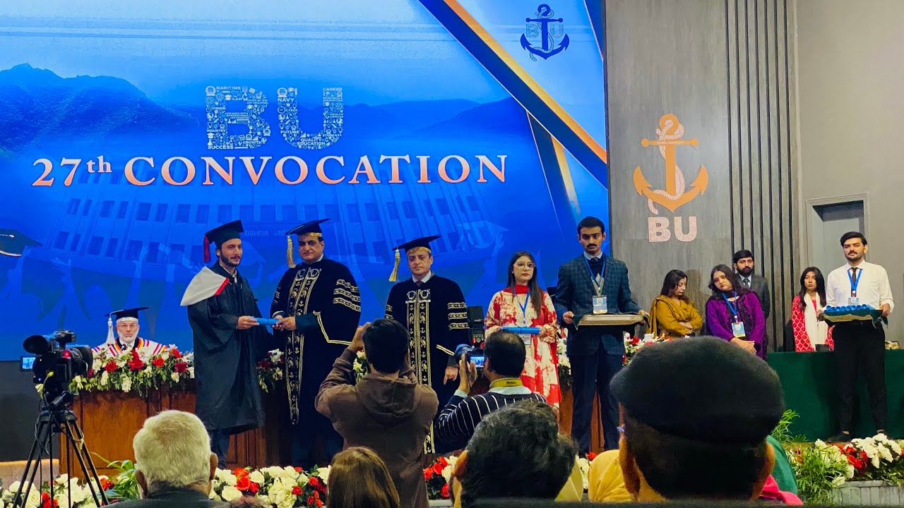 27th Convocation in Bahria University Islamabad | 2024 | Shoaib Khan ...