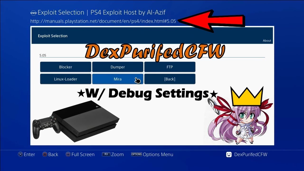 PS4 (5.05) UPDATE & Debug_Settings w/Tutorial (EASY) - YouTube