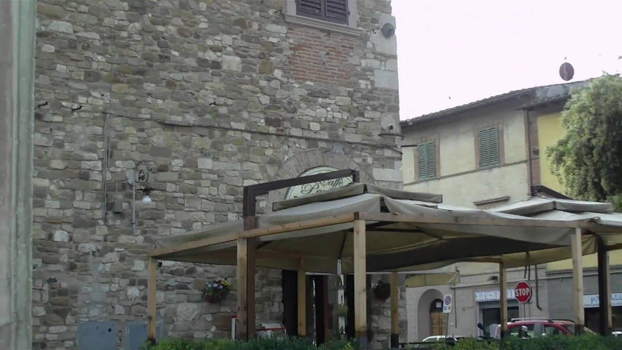 Piazza Ubaldino Peruzzi Antella Tuscany Italy - YouTube