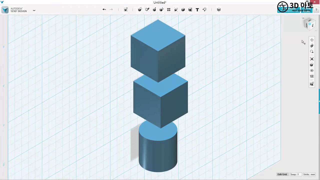 123D Design 기능알아보기 강좌 Sketch 2 - YouTube