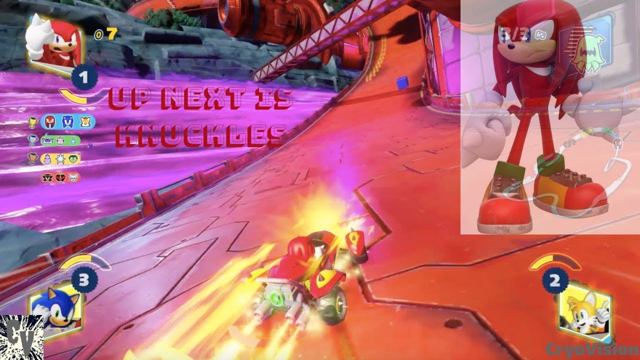 Team Sonic Racing Knuckles Team Race Gameplay - YouTube