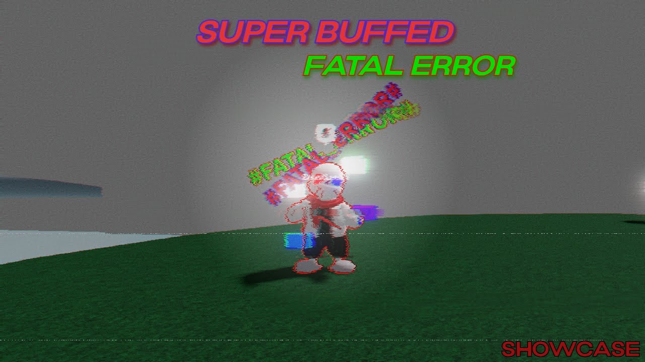 SUPER BUFFED FATAL ERROR Showcase | Sans Game Remake - YouTube