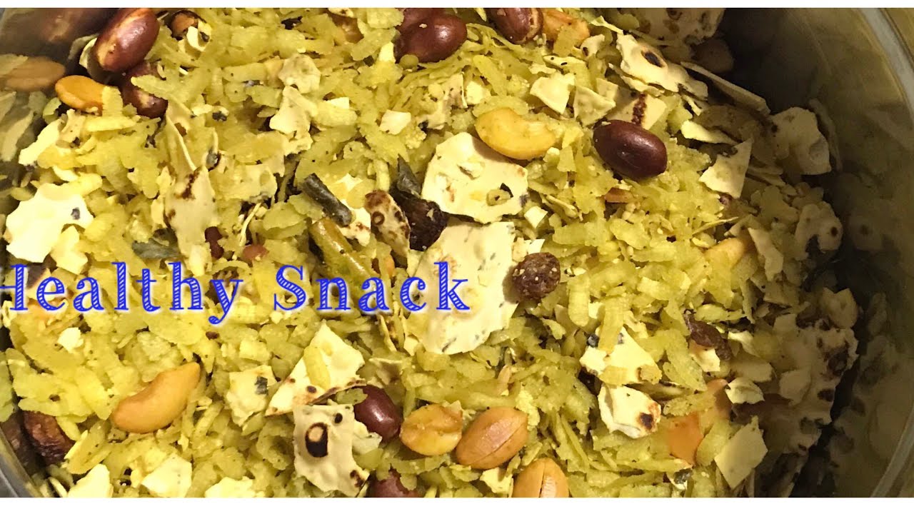 Papad Poha Recipe/ Healthy Snack Recipe/ #Allin1byjoy/ #boskip78 - YouTube