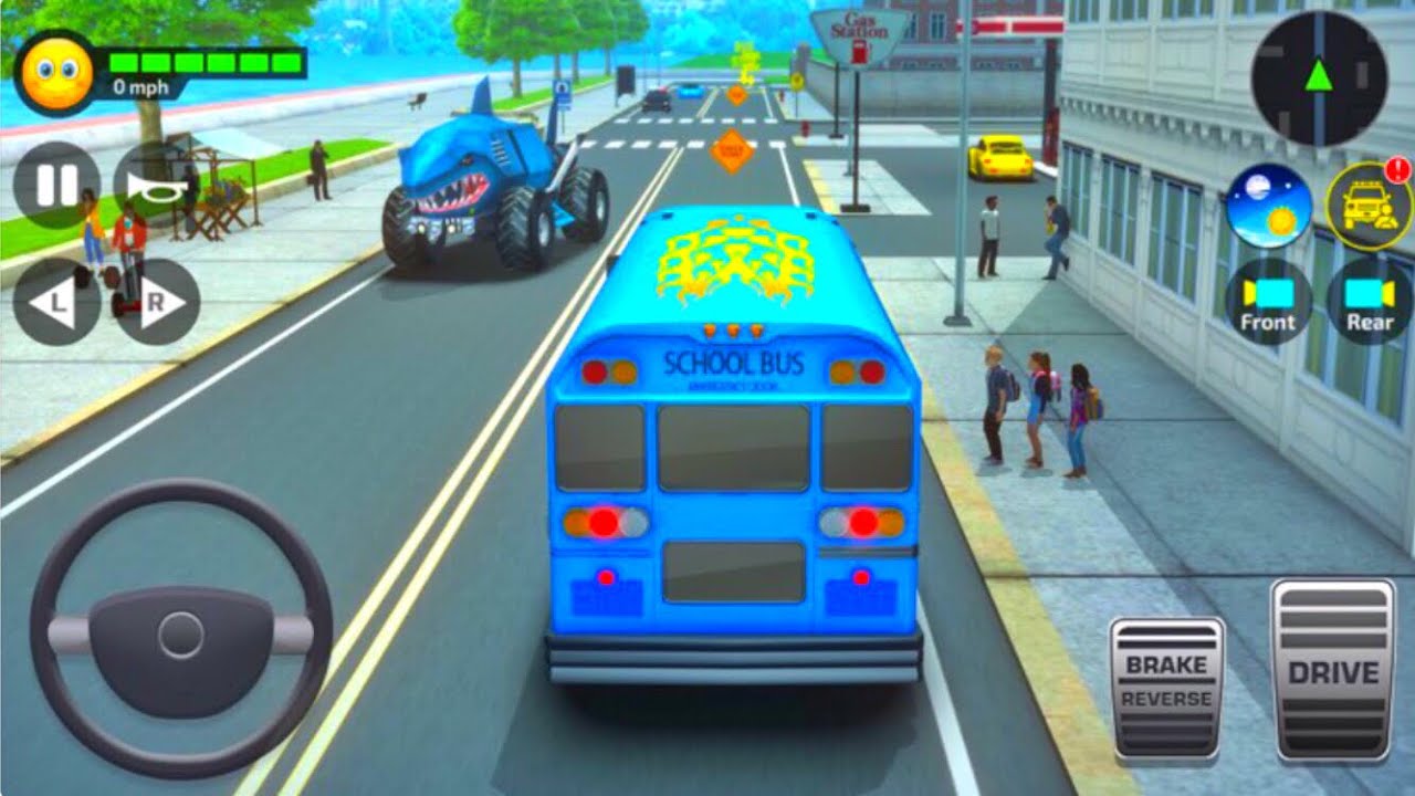 New Realistic School Bus Driving - City Coach Bus Bus Simulator 2023 ...
