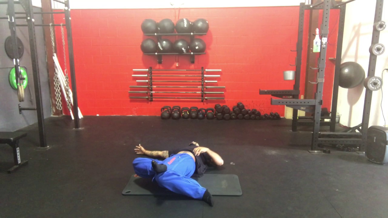 Supine Figure Four Rotation - YouTube