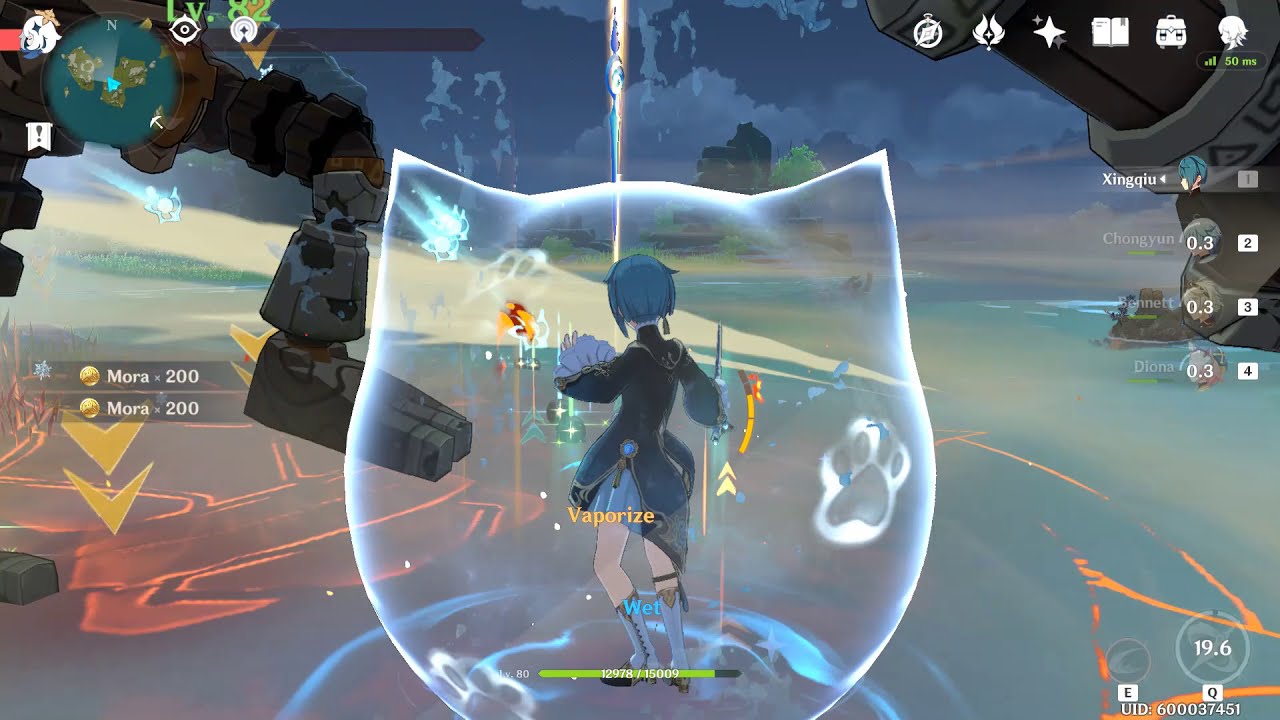[Genshin Impact] Freeze team comp with Diona! (Constellations and ...